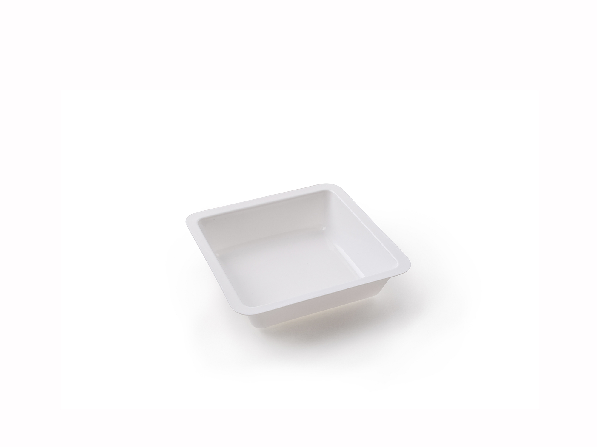 White square plastic tray 60g-120g – Kentris